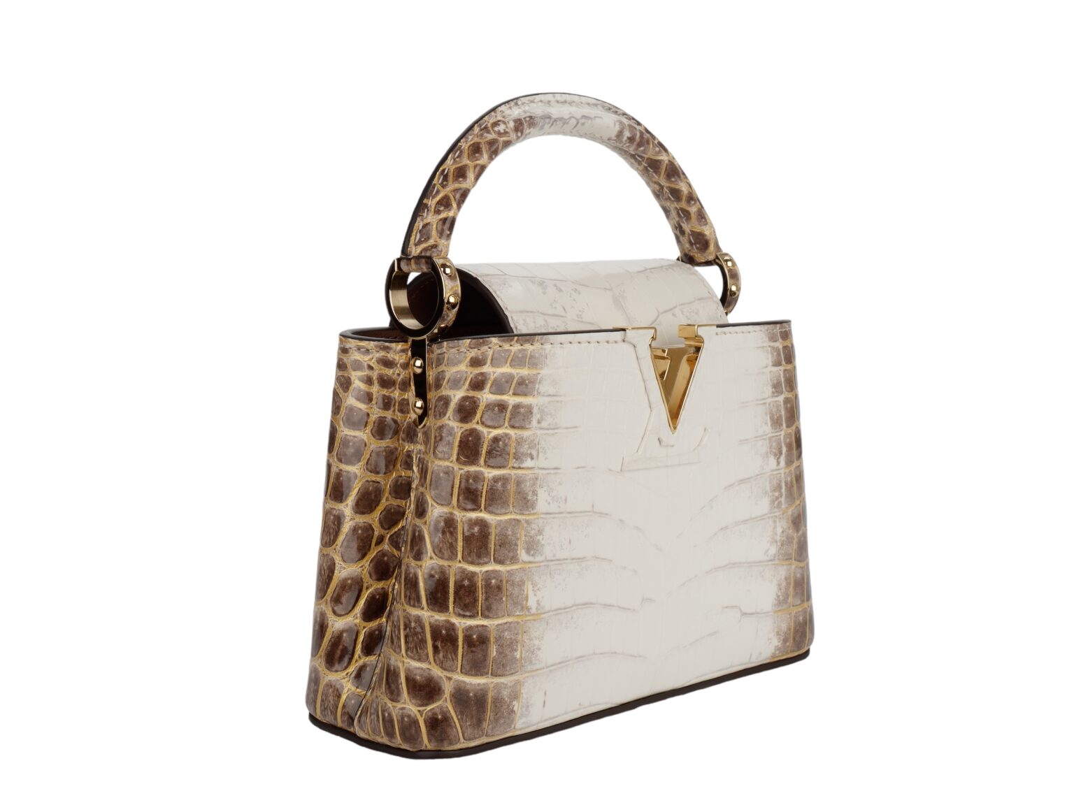 Louis Vuitton Capucines Mini Sahara, Crocodile, Gold Hardware - Love ...