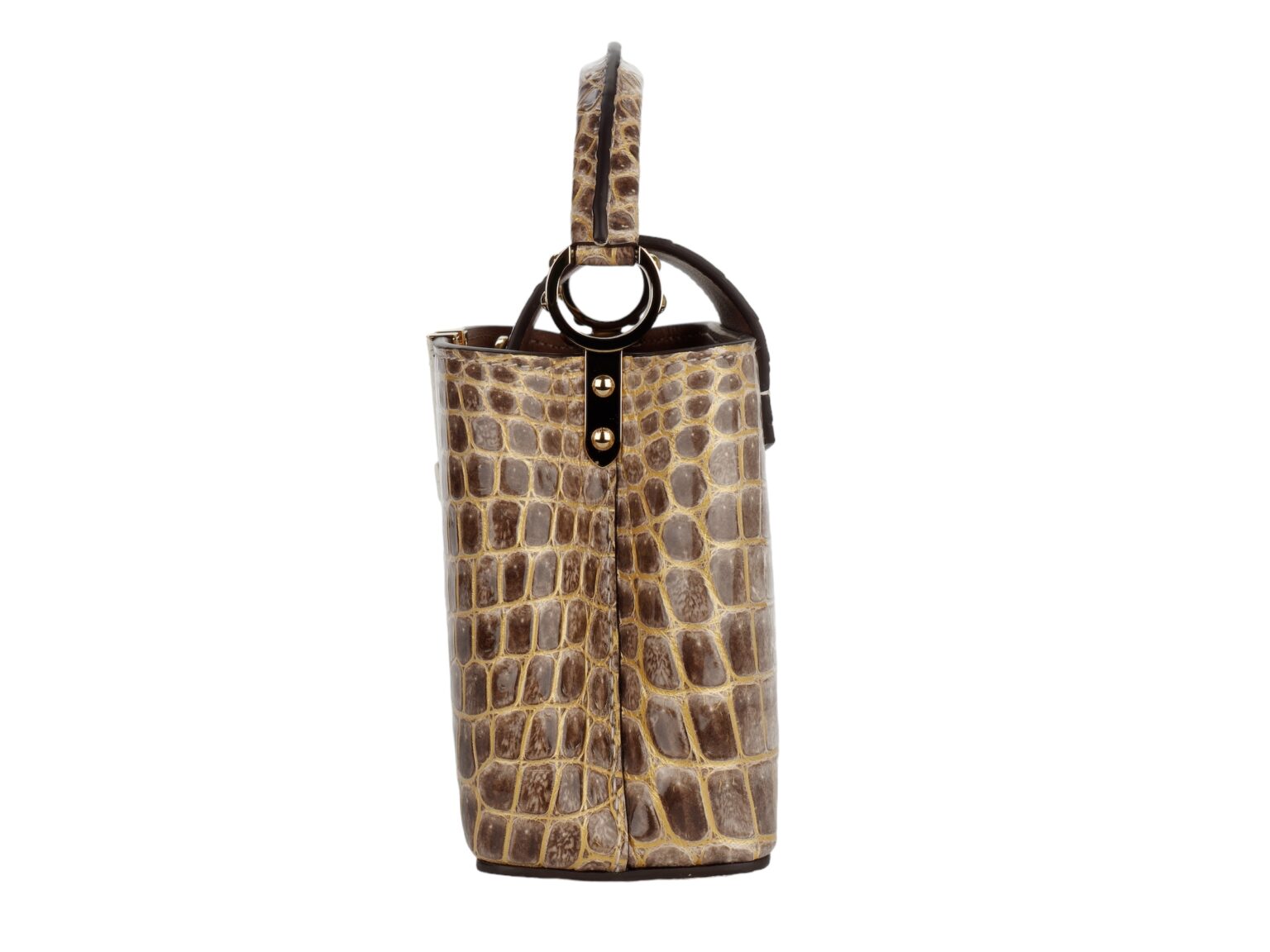 Louis Vuitton Capucines Mini Sahara, Crocodile, Gold Hardware - Love ...