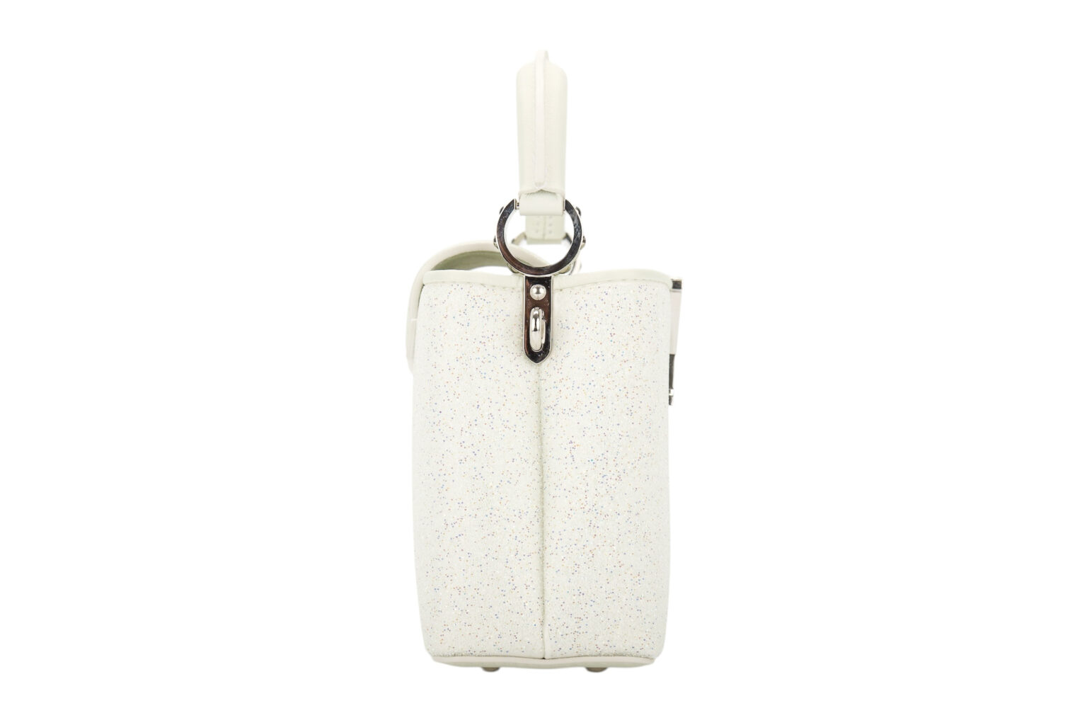 Louis Vuitton Mini Capucines White Swarovski Crystal Embellished Silver ...
